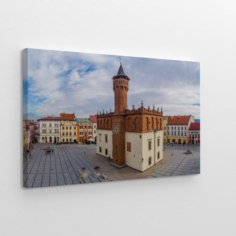 Obraz na płótnie Tarnów rynek z lotu ptaka - Drukowane obrazy na ...