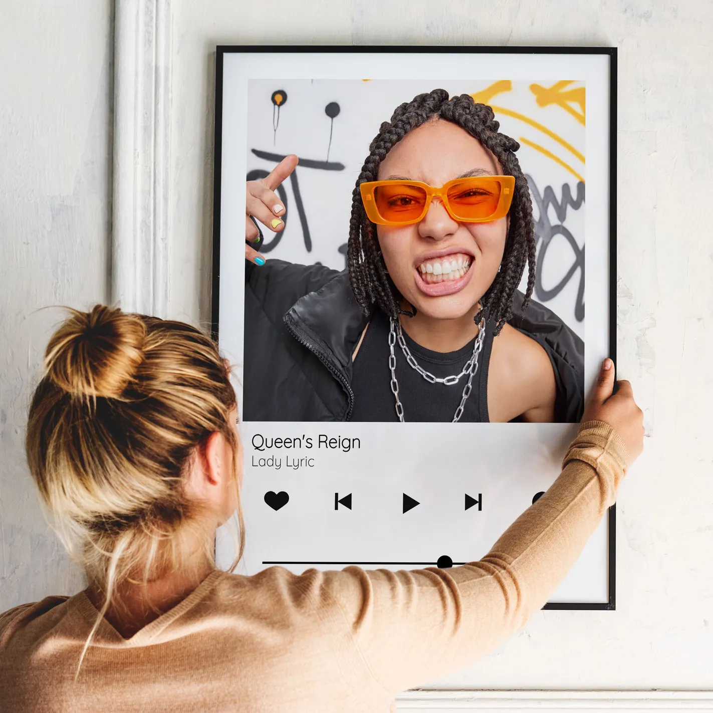 Plakat z Ulubionym Utworem | Personalizowany Plakat Muzyczny w BOBRAZ.pl